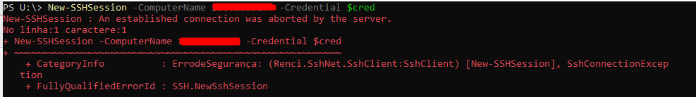 I could not connect to device after update · Issue #495 · darkoperator/Posh-SSH · GitHub