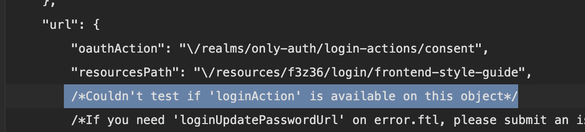 Phantom strange error "An error has occurred when reading existing sub-variable "loginAction ...