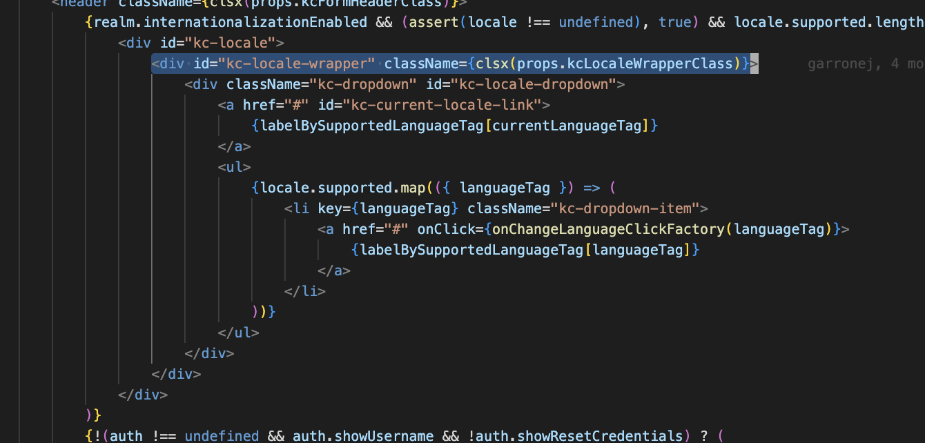 Remove locale dropdown · InseeFrLab keycloakify · Discussion #236 · GitHub