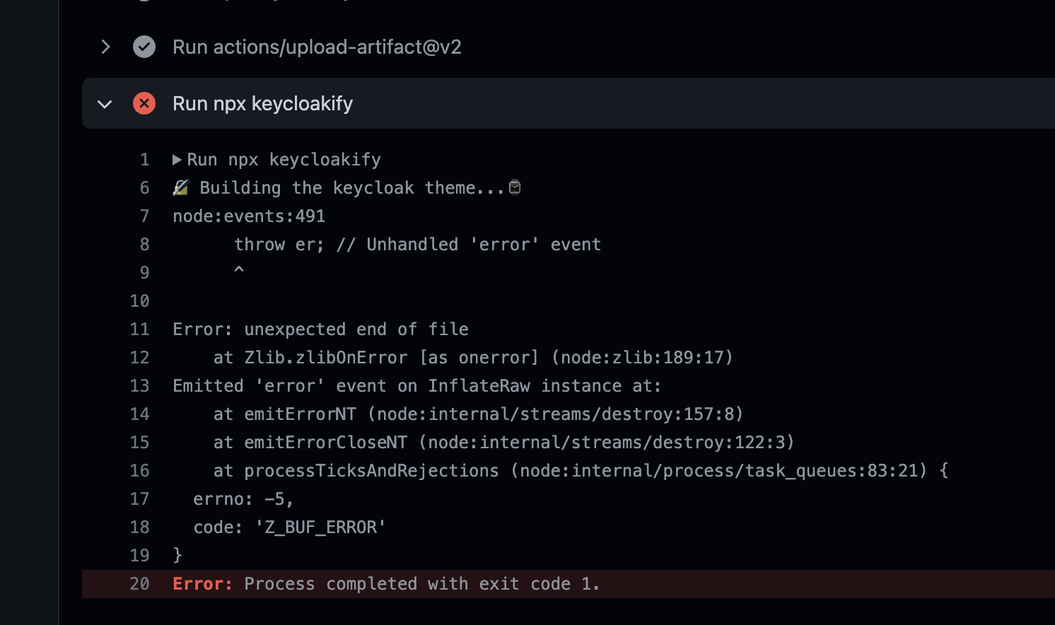 RangeError [ERR_OUT_OF_RANGE] when running keycloakify · Issue #284 · keycloakify/keycloakify ...