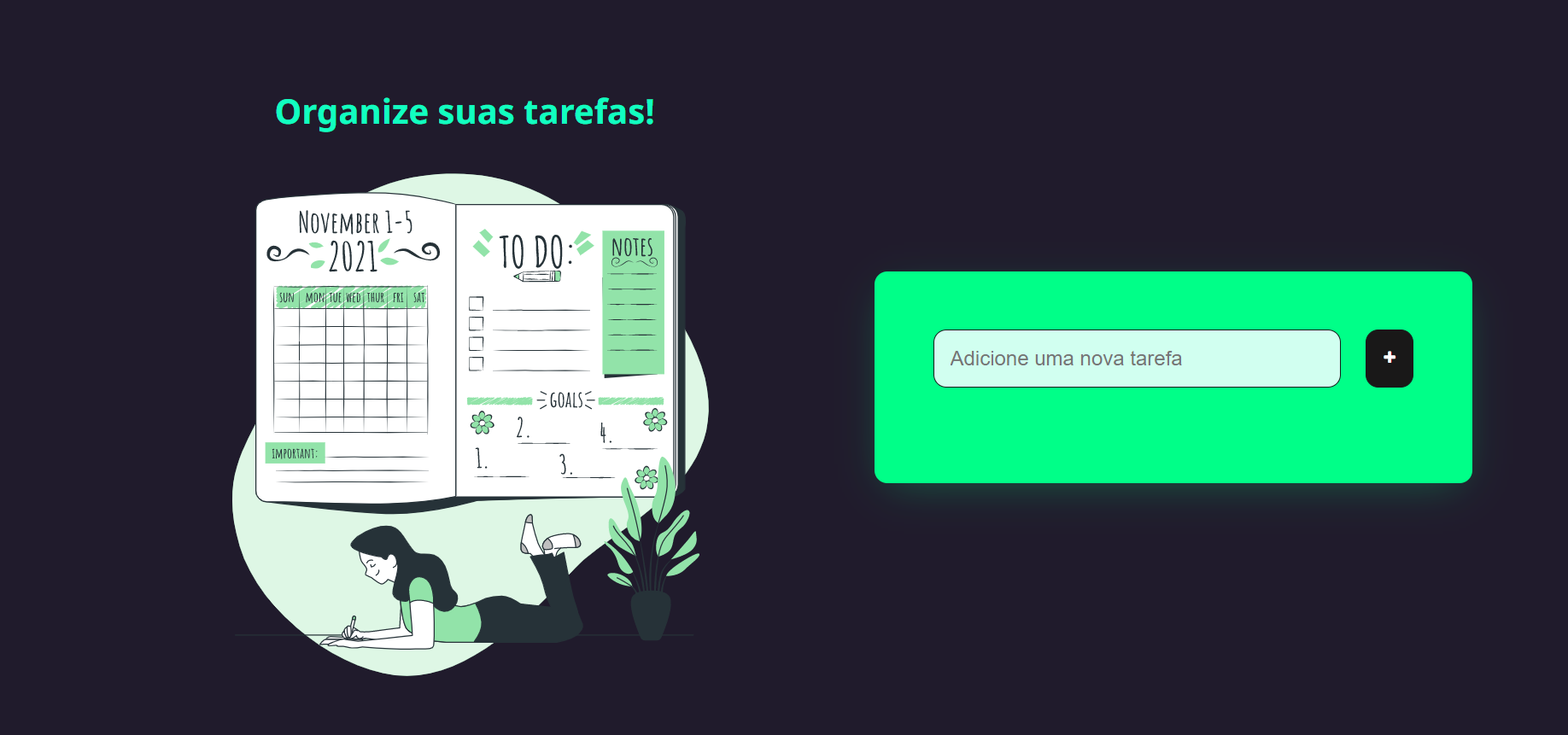 Github Karoline254lista De Tarefas Uma Lista De Tarefas Simples Usando Html Css E Javascript