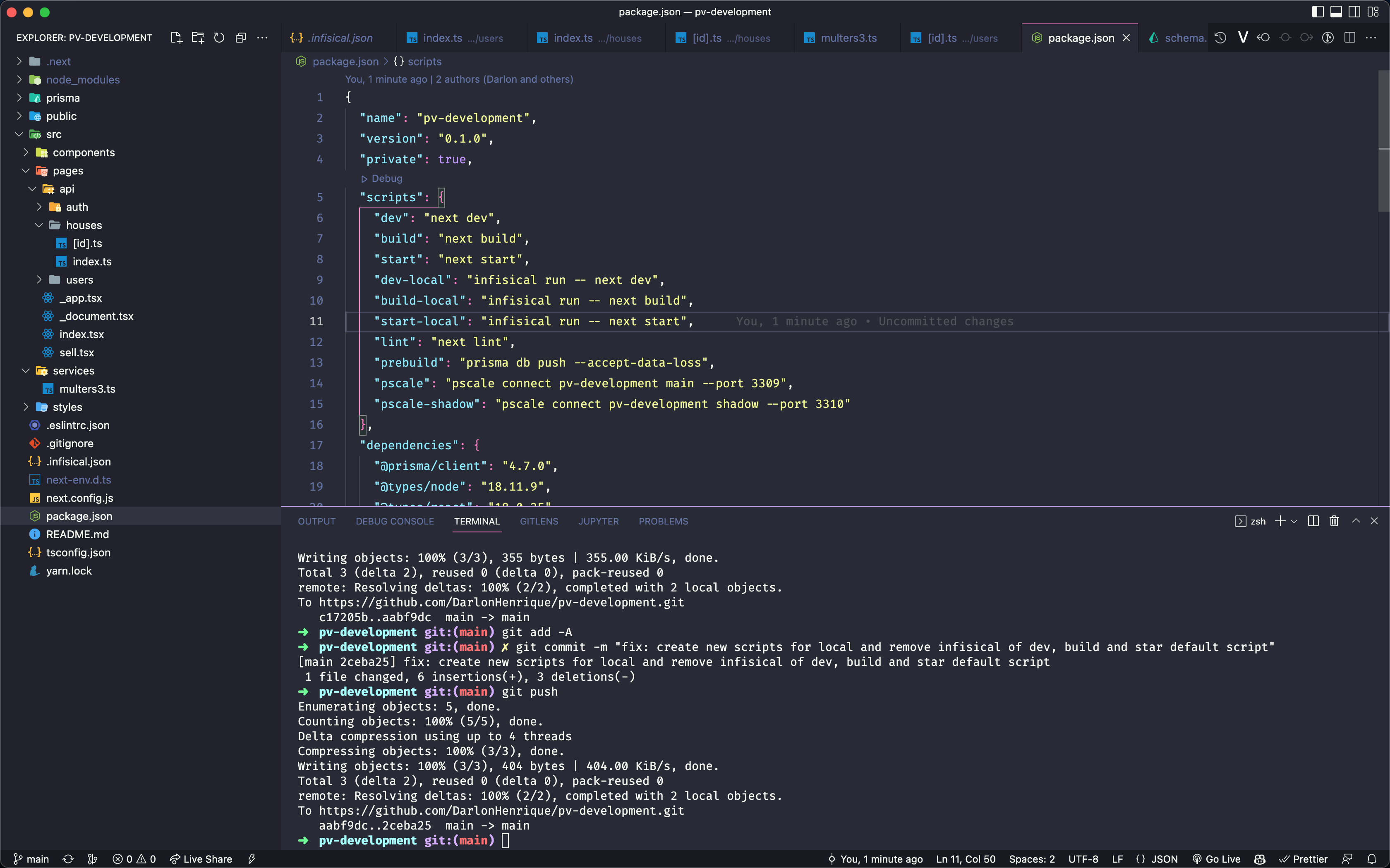 Infisical command not found when i try to deploy the application on vercel · Issue #107 ...