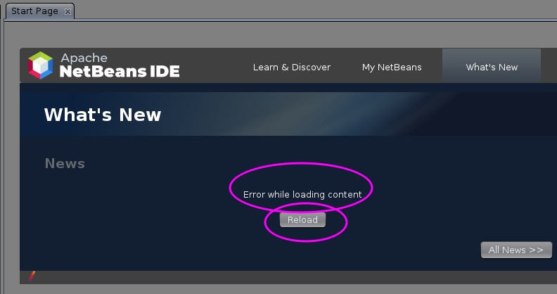 What's New fails to load · Issue #4288 · apache/netbeans · GitHub