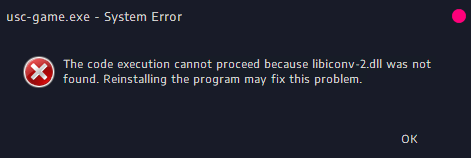 [Bug] missing dll after running updater (libiconv-2.dll) · Issue #350 ...