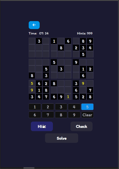 GitHub - sameh-elisha/sudoku-game: Sudoku game with random board, different levels and solver.