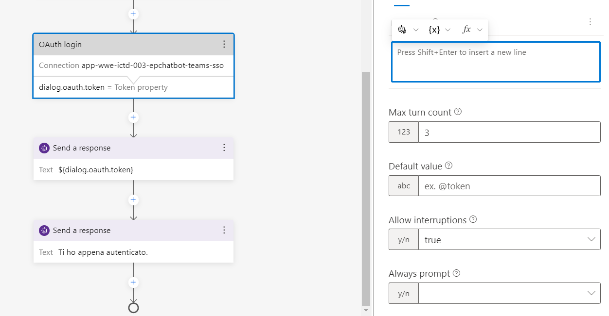 Composer's OAuth card not rendering in Teams · Issue #5885 · microsoft/botbuilder-dotnet · GitHub