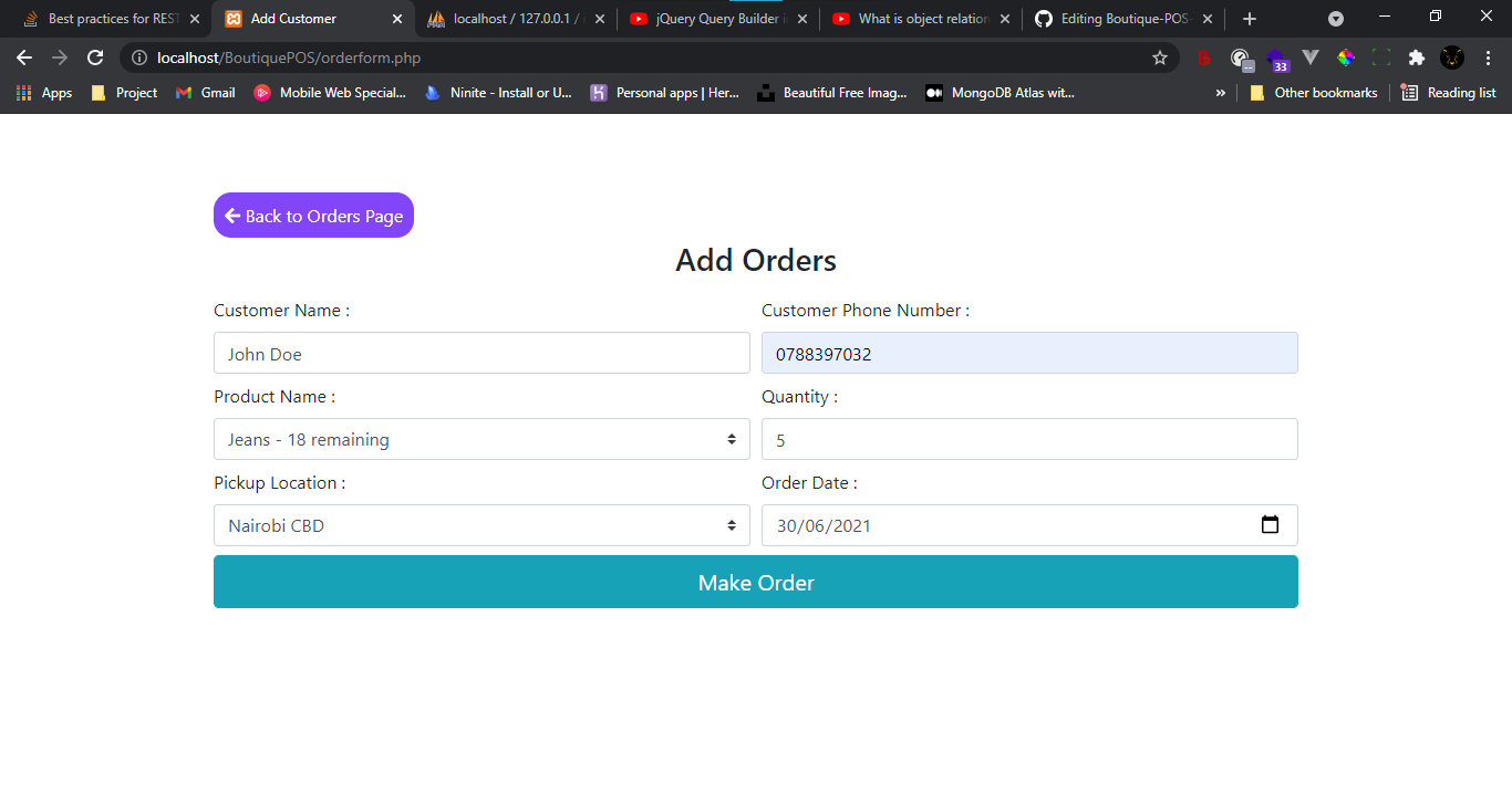 GitHub - BrianNdwiga/Boutique-POS-PHP