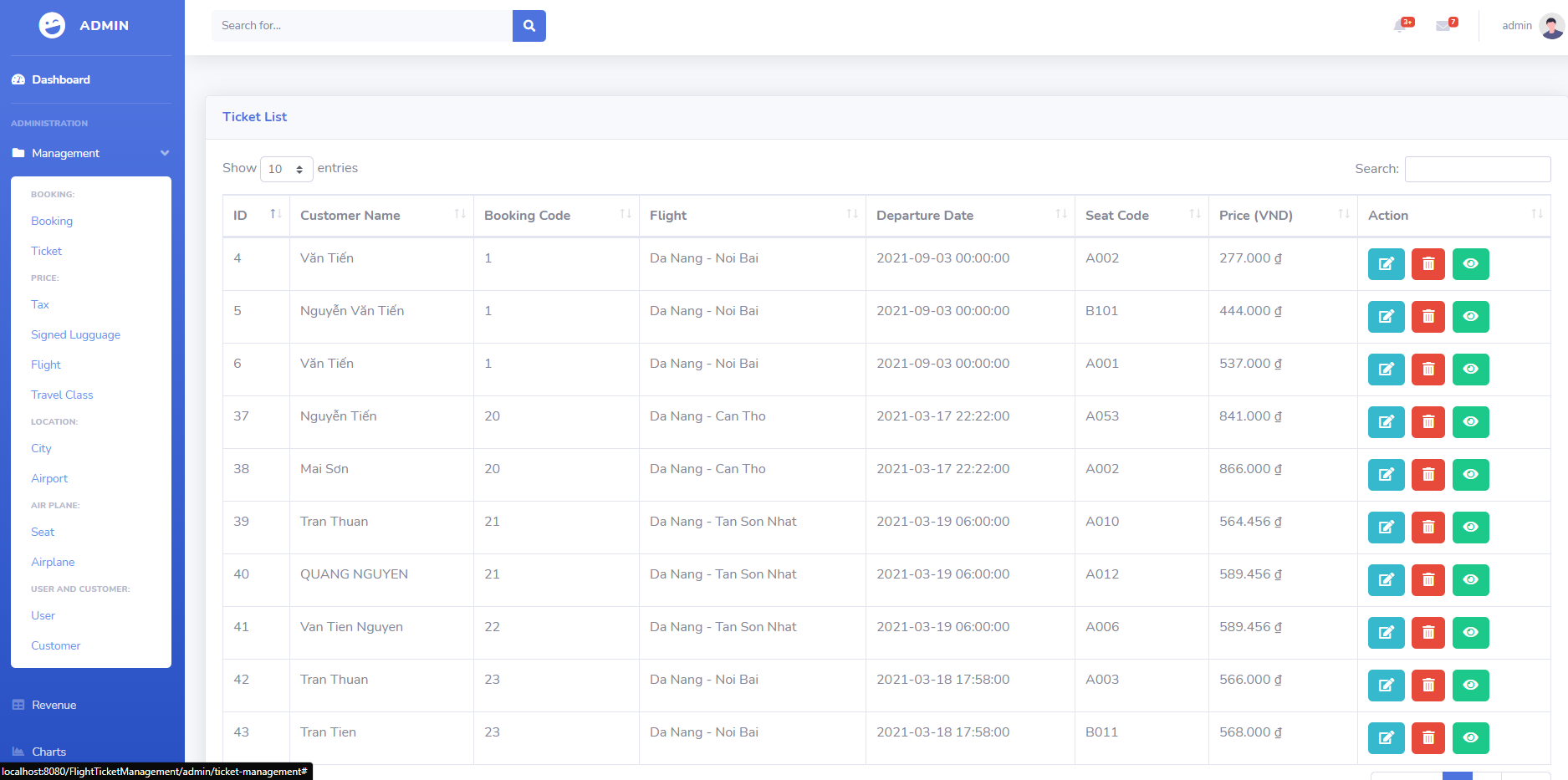 GitHub - thuanbasto/FlightTicketManagement