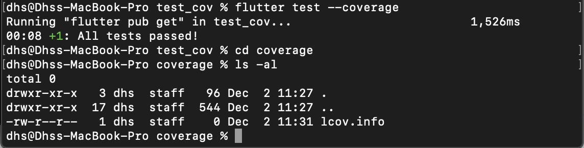 Flutter Test Coverage Generate Empty · Issue 71467 · Flutterflutter · Github 4939