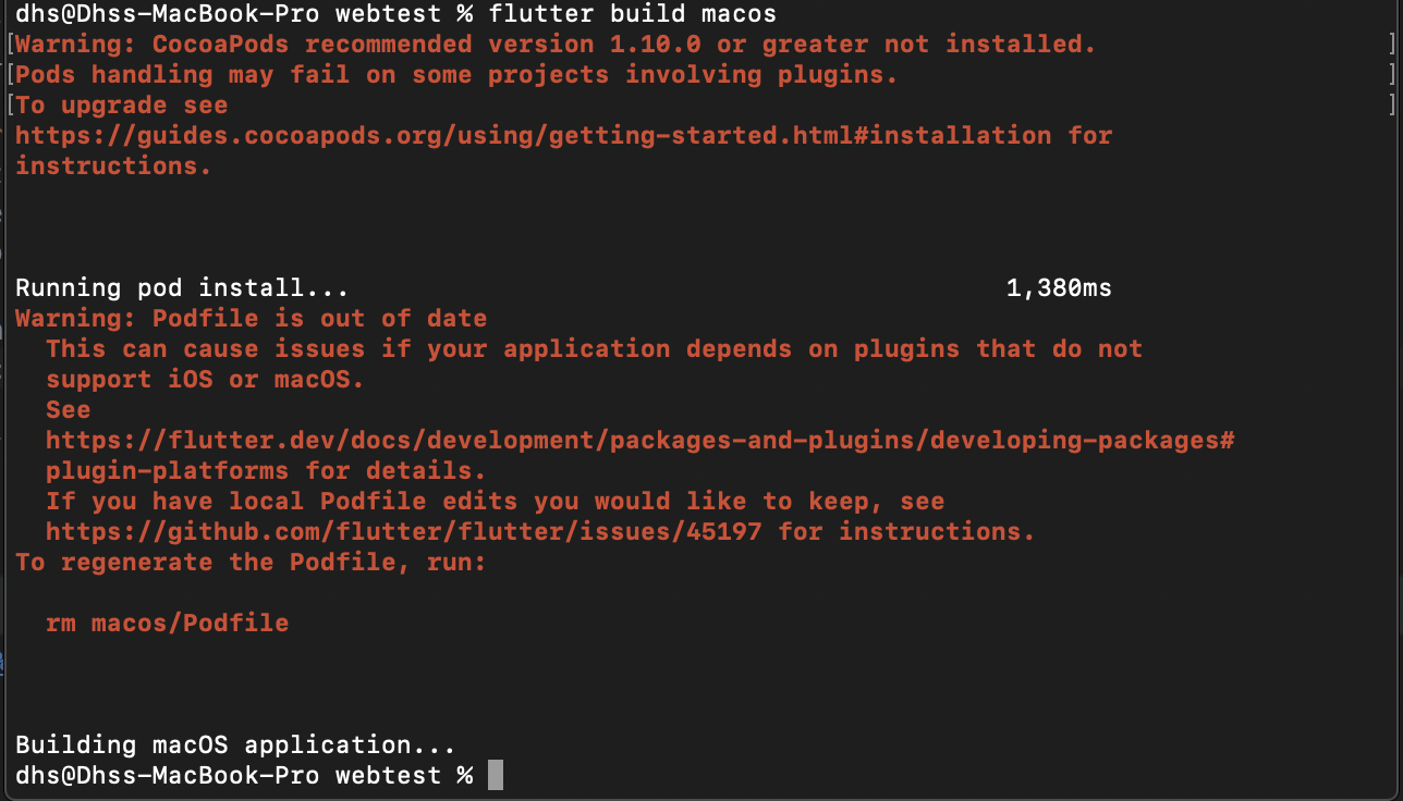 Flutter Macos Build Issue · Issue 73085 · Flutterflutter · Github