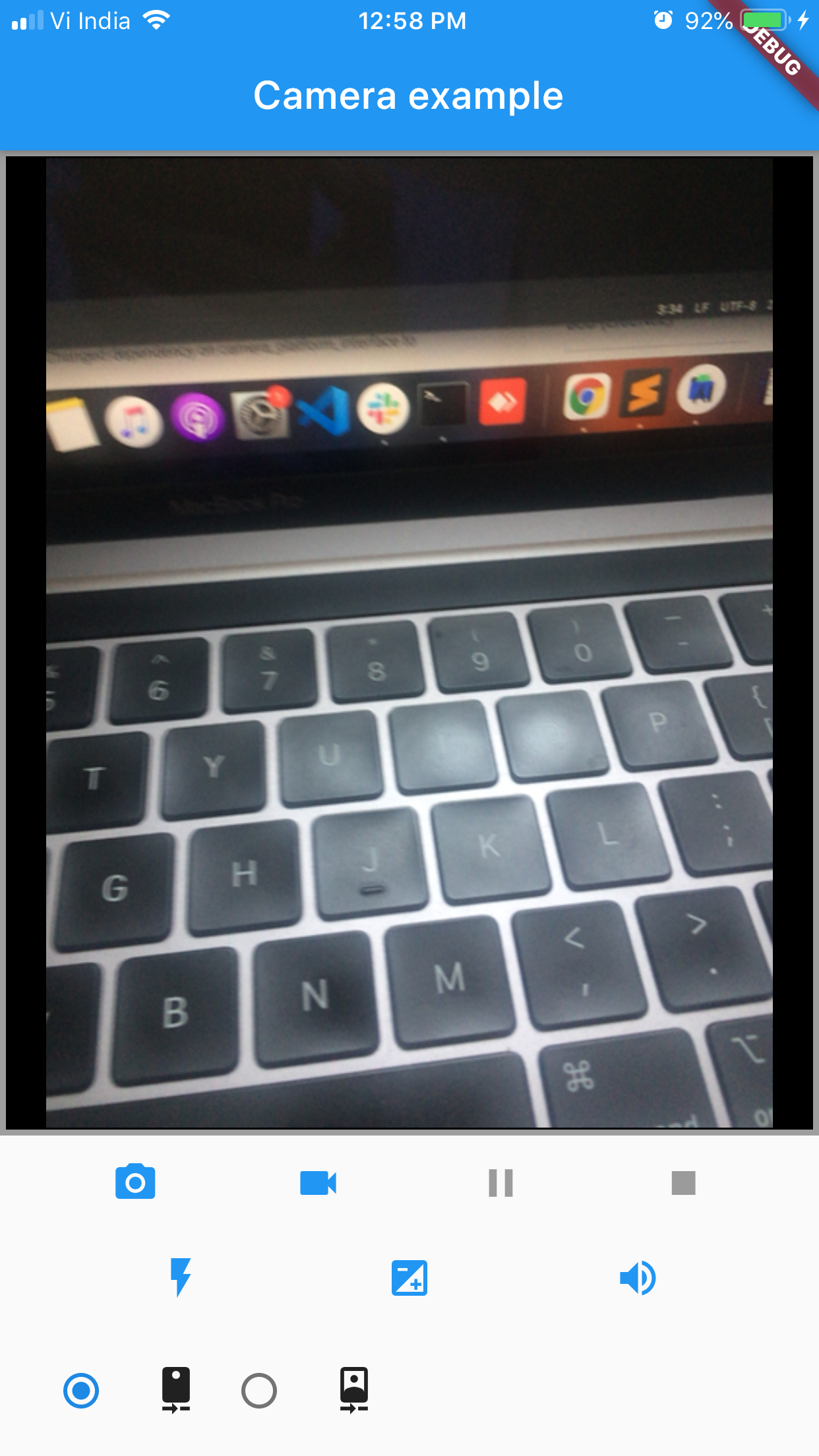 [camera] Example app shows error when initializing camera app for the first time. · Issue #73783 ...