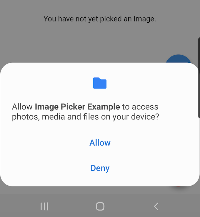 [image_picker] Report Permissions Status · Issue #41615 · flutter ...