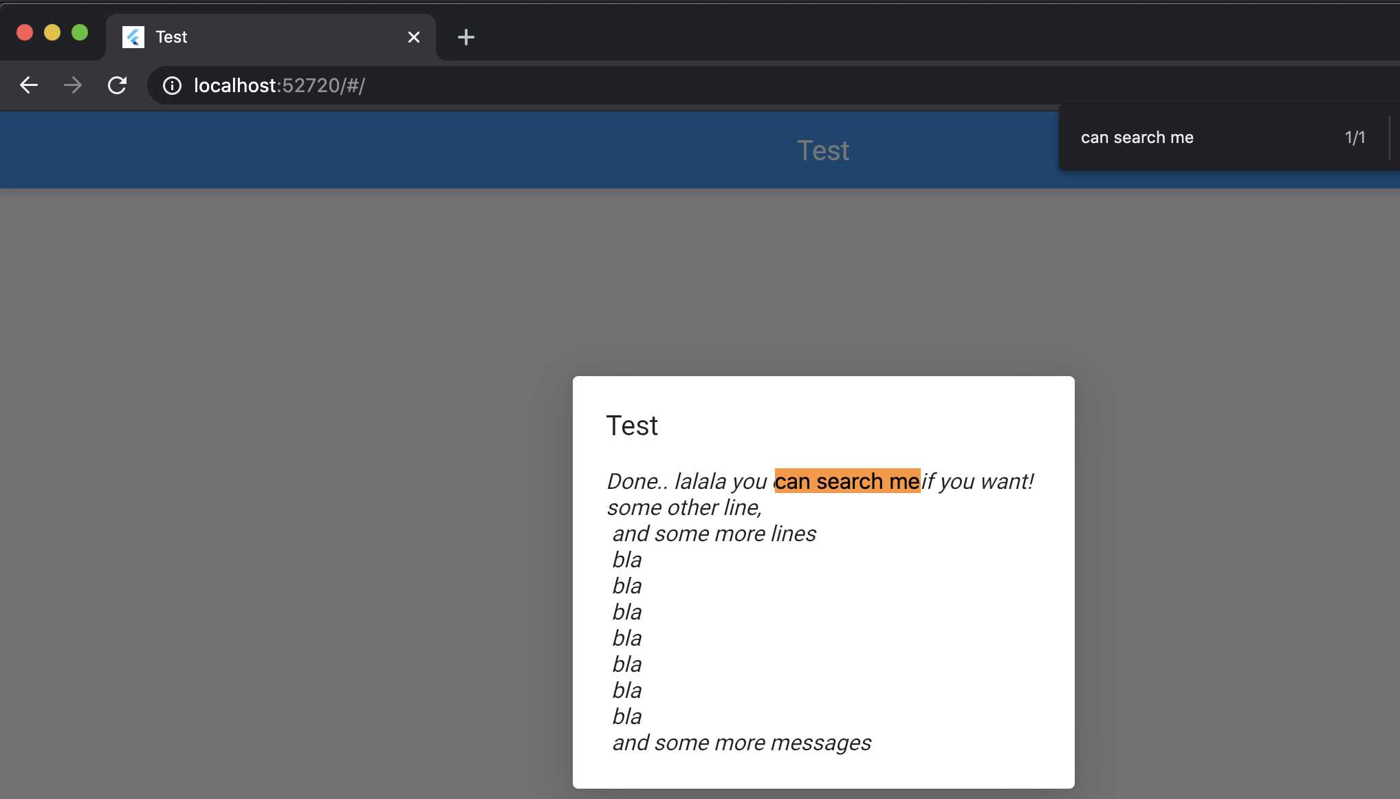 [Web] search results in SelectableText where displayed at the wrong position. · Issue #77888 ...