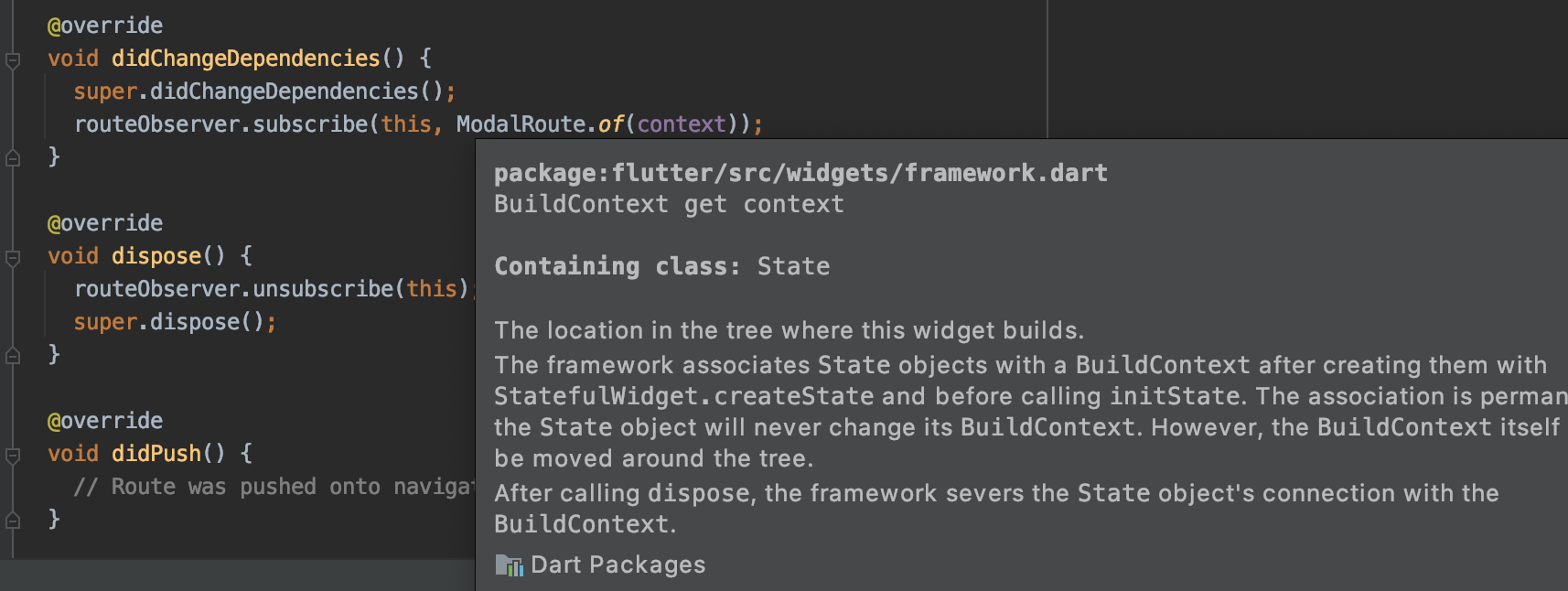 Error ModalRoute on subscribe routeObserver · Issue #78447 · flutter/flutter · GitHub