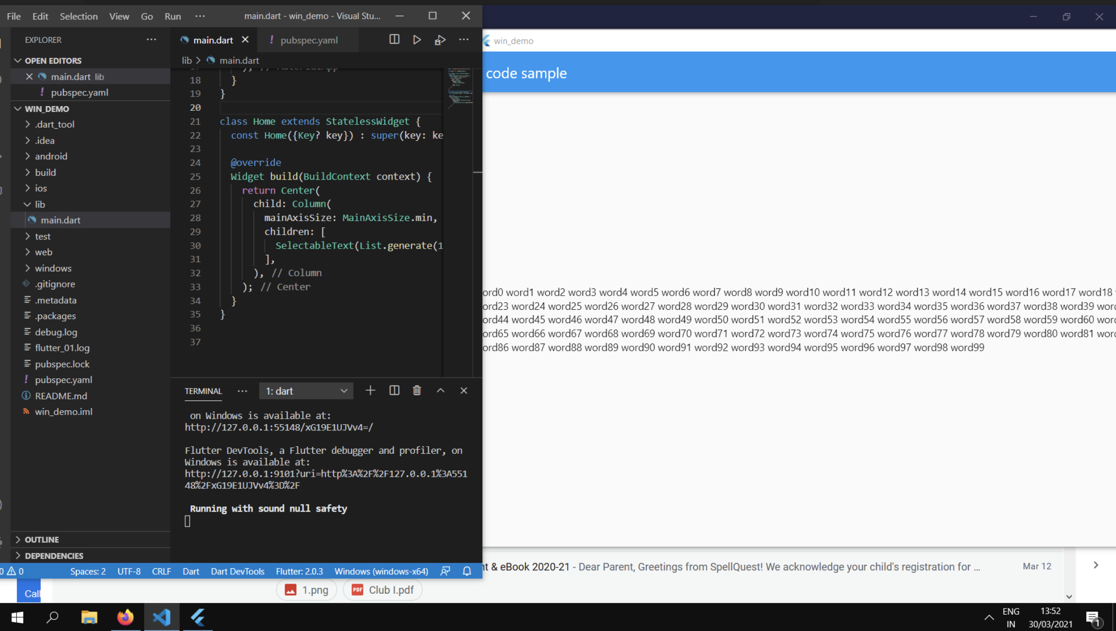 My Flutter App Isnt Working On Windows · Issue 79206 · Flutterflutter · Github