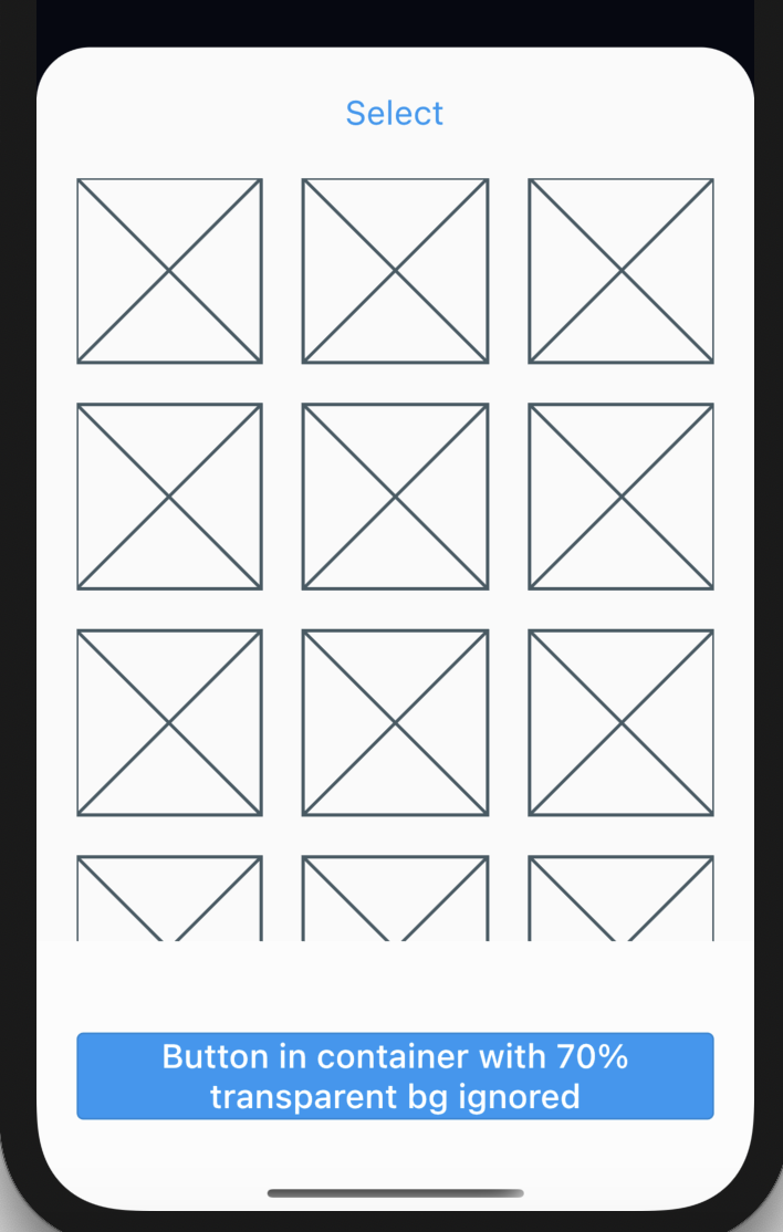 showModalBottomSheet not allowing opacity on widgets · Issue #79651 · flutter/flutter · GitHub