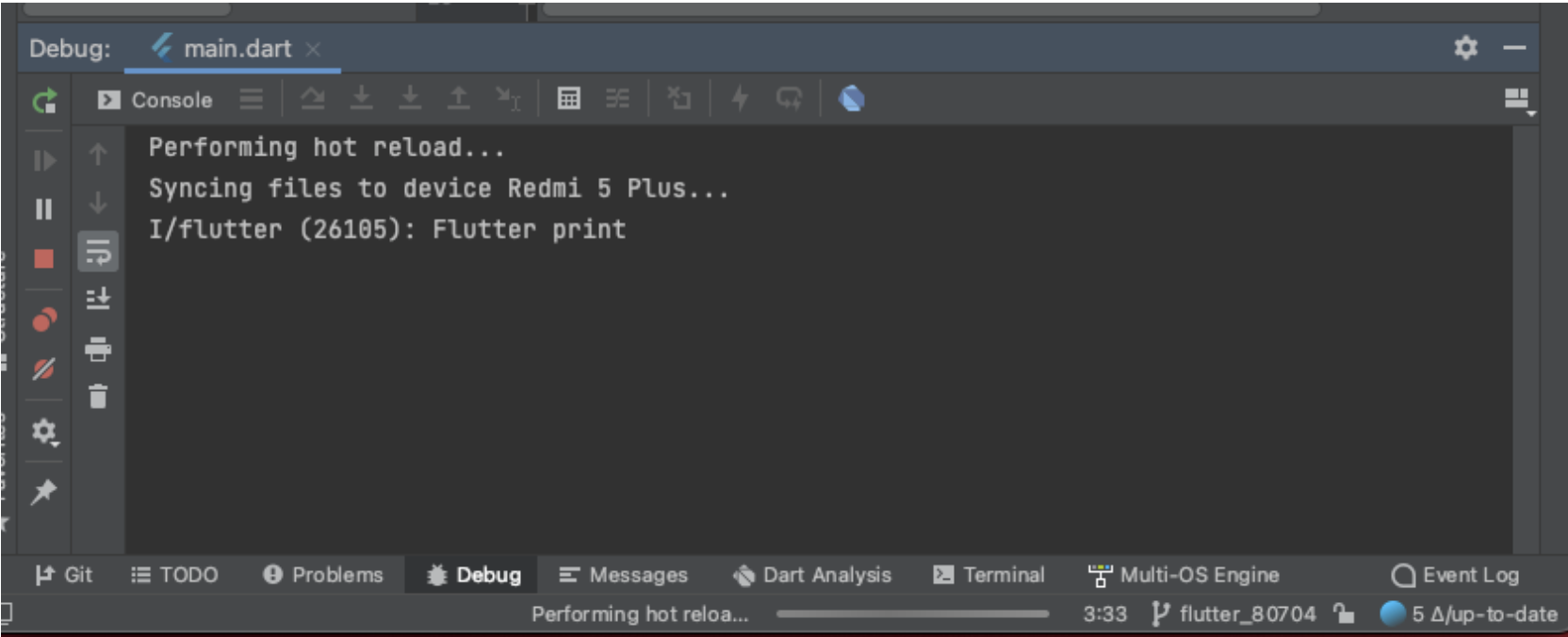 [Android]: App gets stuck upon performing hot reload · Issue #80704 · flutter/flutter · GitHub