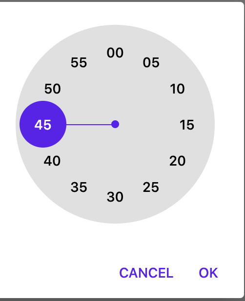 [Web]: Time picker diagonal line missing when using html renderer ...