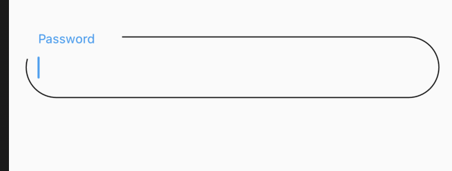 TextField with rounded corners - floating label shows extra whitespace ...