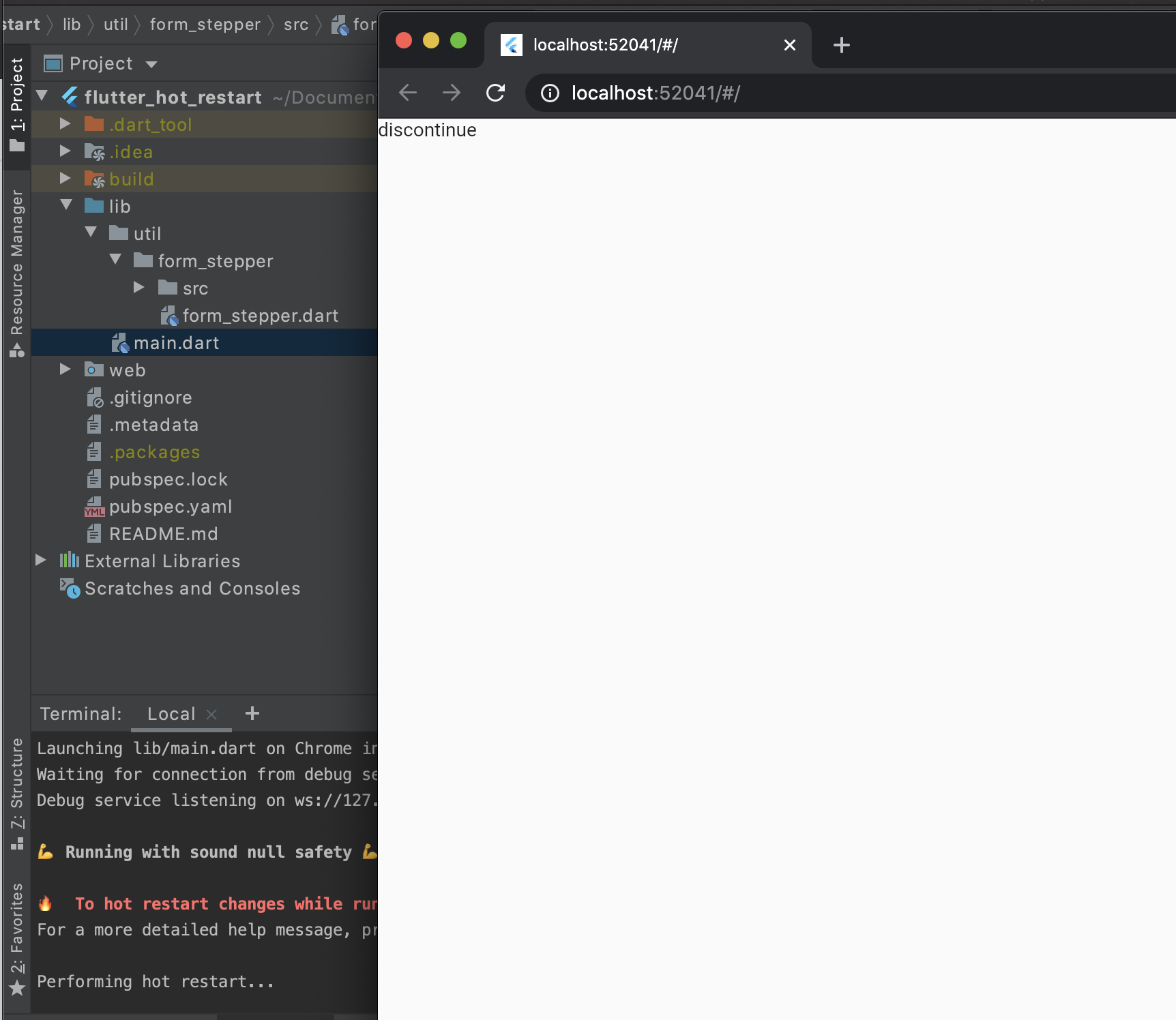 Hot Restart Doesn T Work For Web App · Issue 82555 · Flutter Flutter · Github