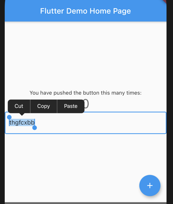 SelectionControls position changes after selecting lengthy / scrollable text in Textfield ...