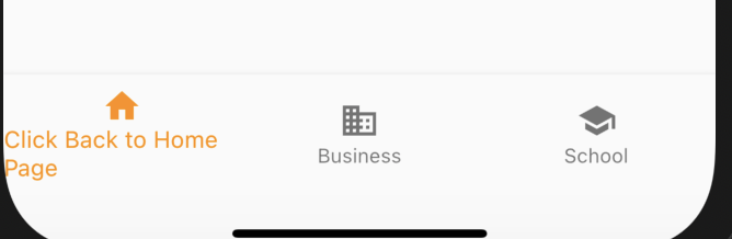 The label strings in BottomNavigationBar do not appear centred when overflow is set to visible ...