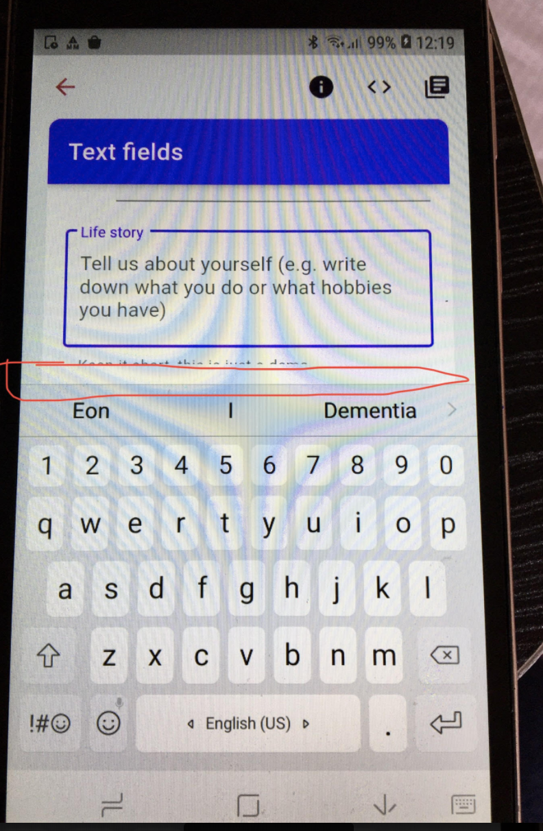 Flutter add-to-app fragment inserts unnecessary bottom padding when keyboard is open · Issue ...