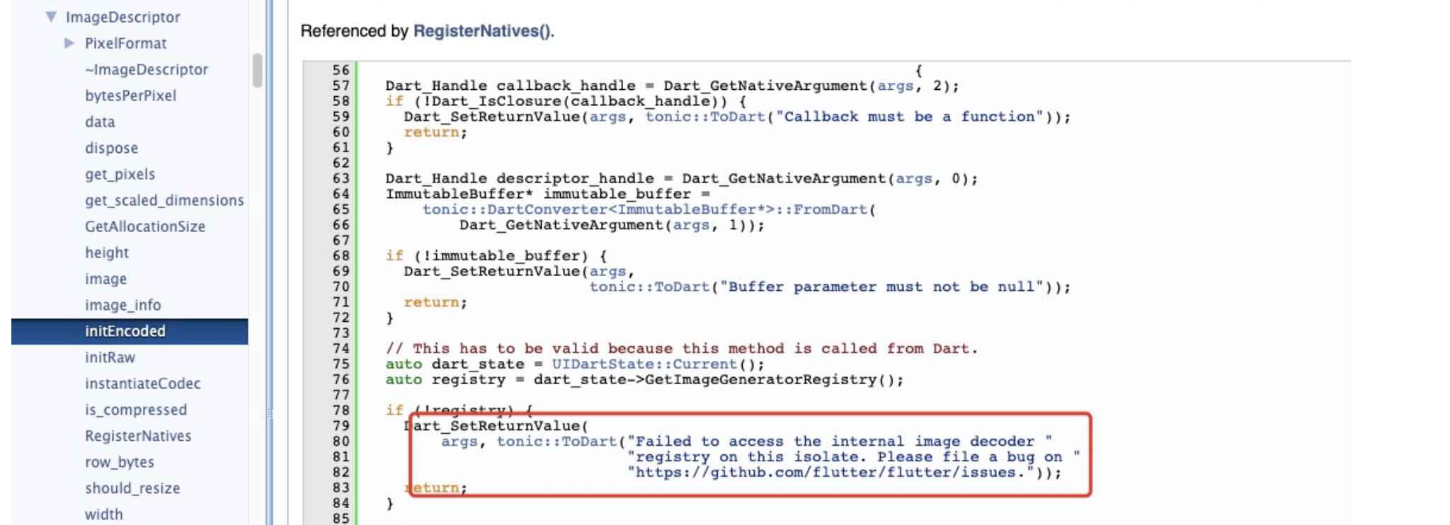 FlutterEngineGroup Exception:`Failed to access the internal image decoder registry on this ...
