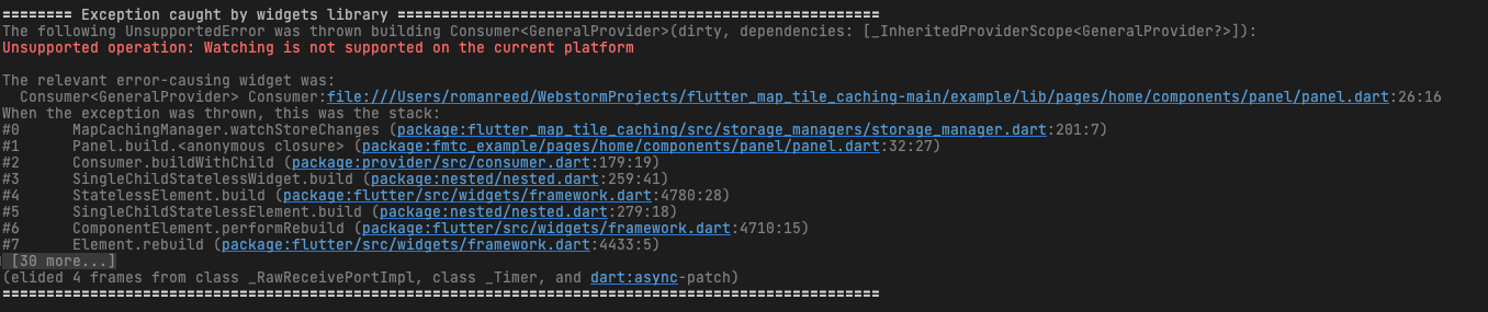 [iOS]: File system watching is not supported on this platform · Issue ...