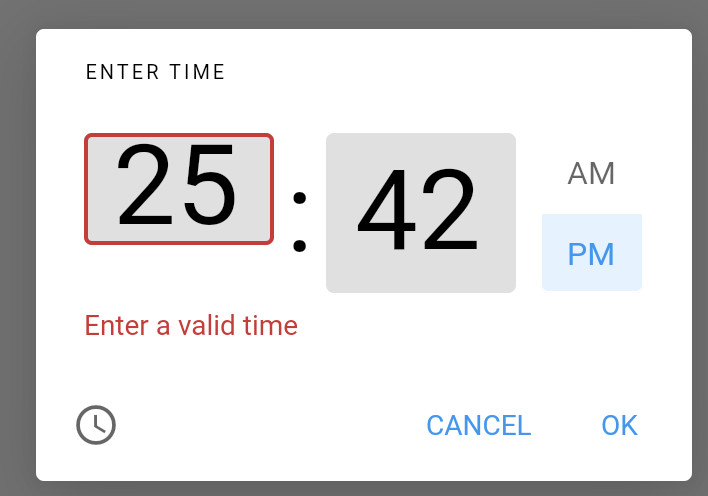 Web - Invalid value in Timepicker (input mode) changes input field size. · Issue #103353 ...