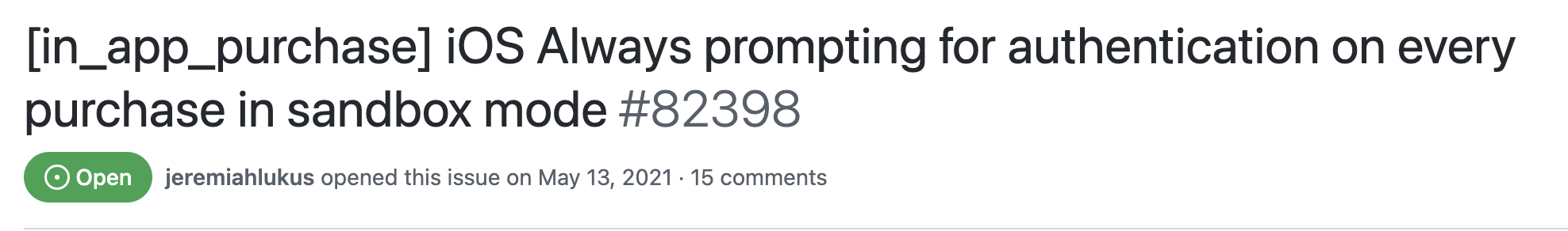 [in_app_purchase] iOS simulator continually asks for Apple ID Sign-In when attempting to ...