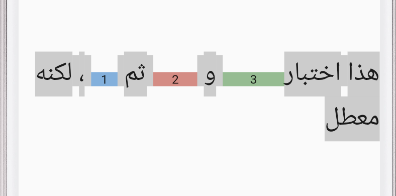 WidgetSpans in RTL text laying out LTR if they occur on the same line ...
