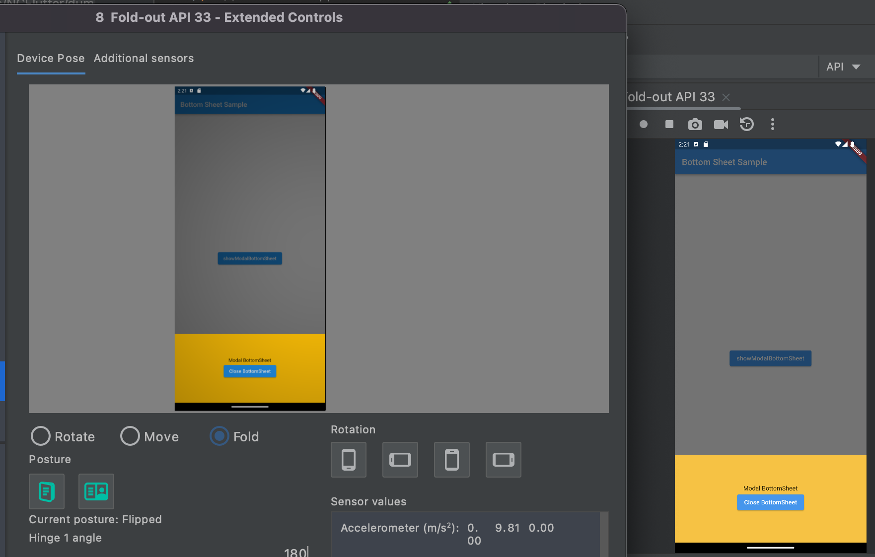 Foldable Showmodalbottomsheet Covered By Taskbar In Unfold State · Issue 128985 · Flutter