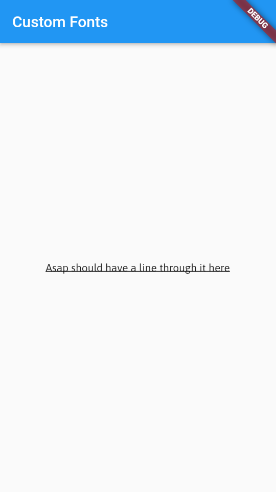 [FontLoader] Font does not render lineThrough correctly on Android. · Issue #49239 · flutter ...