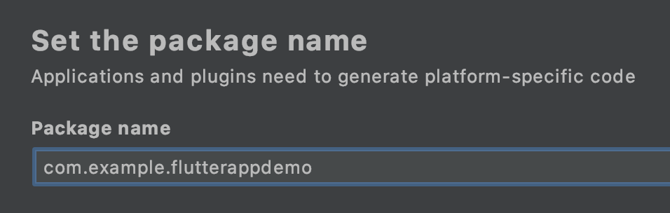 Application name is being concatenated on the package name when using ...