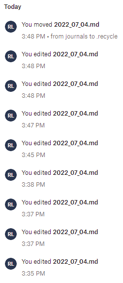 logseq is deleting the current journal file completely (dropbox sync related I believe) · Issue ...