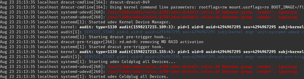 udev rule shows red in the journalctl · Issue #169 · flatcar/Flatcar · GitHub