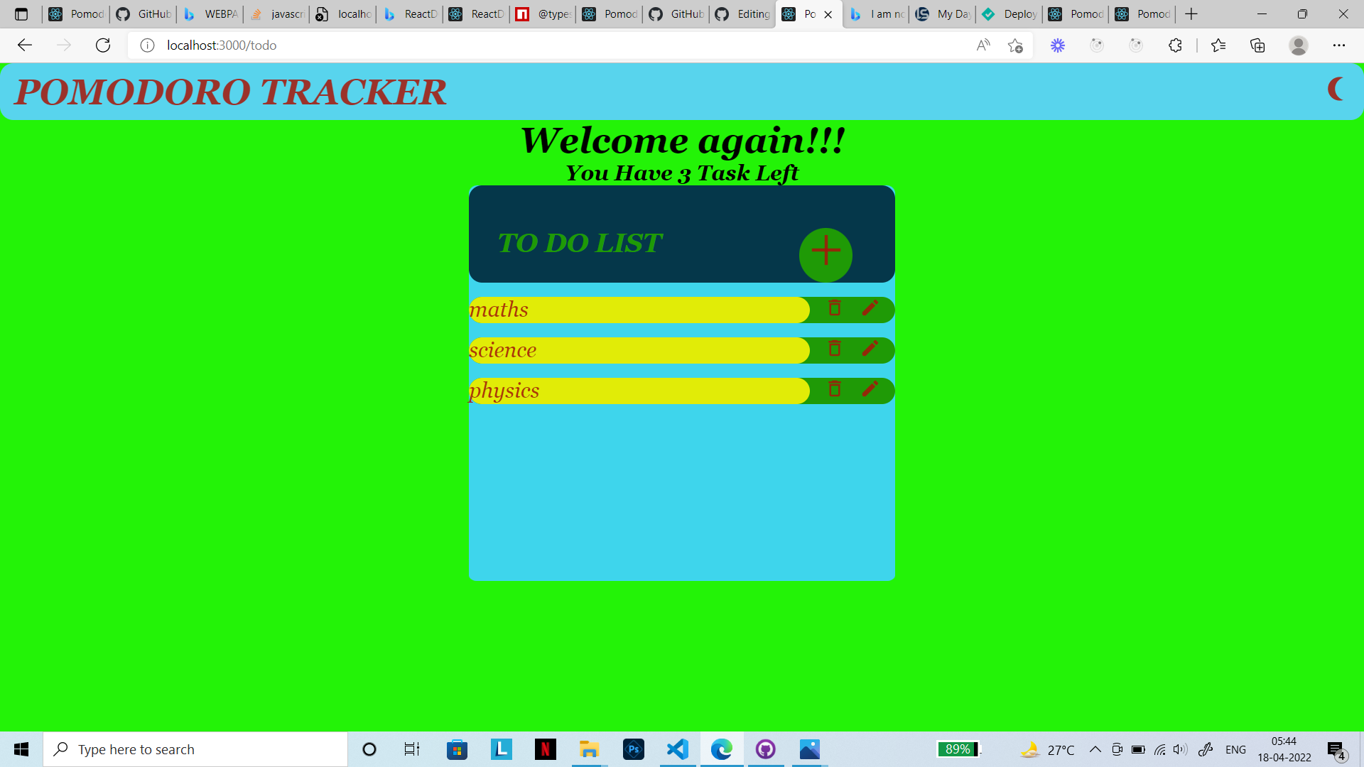 GitHub - MonikaJhingan/pomodoro-tracker