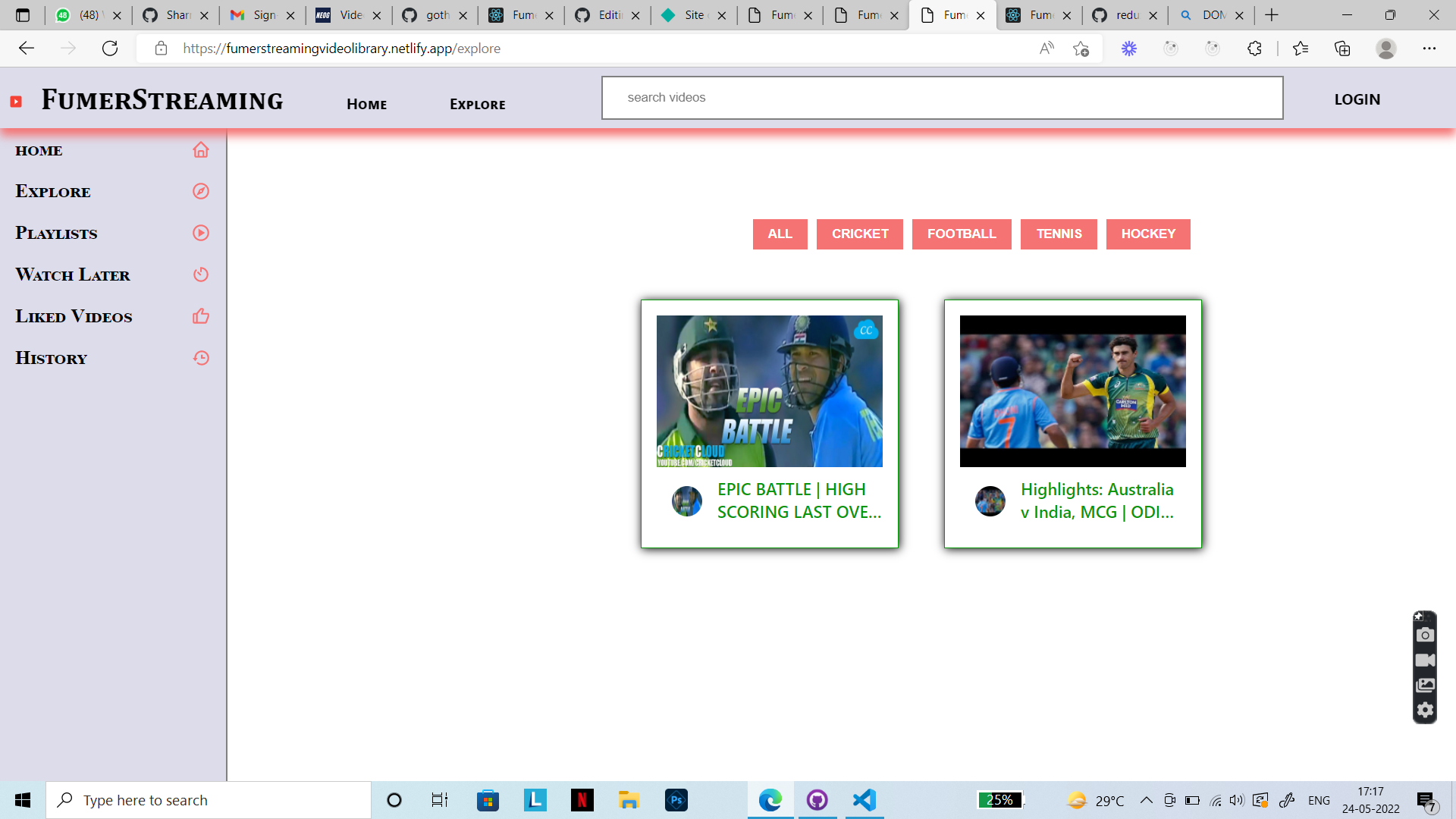 GitHub - MonikaJhingan/FumerStreaming
