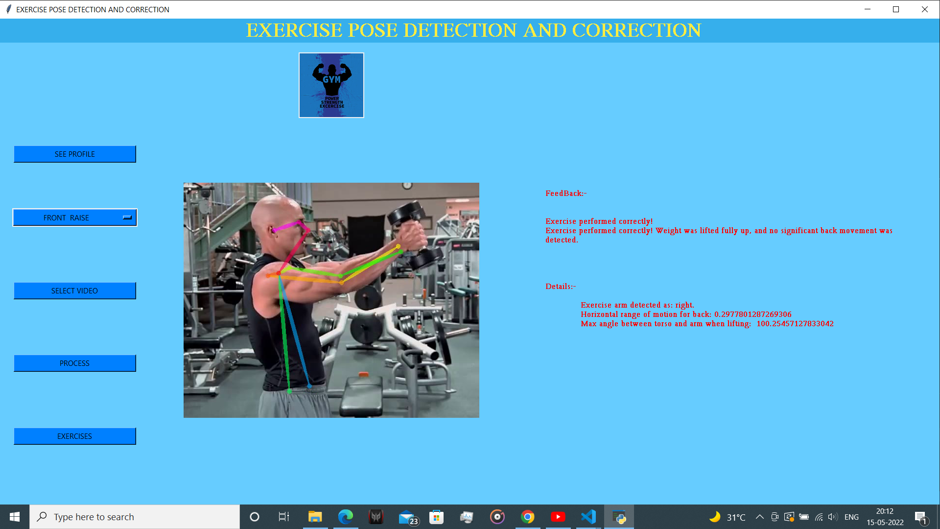 GitHub - Kshitij-19/BE-Project-Exercise-Pose-Detection-and-Correction ...