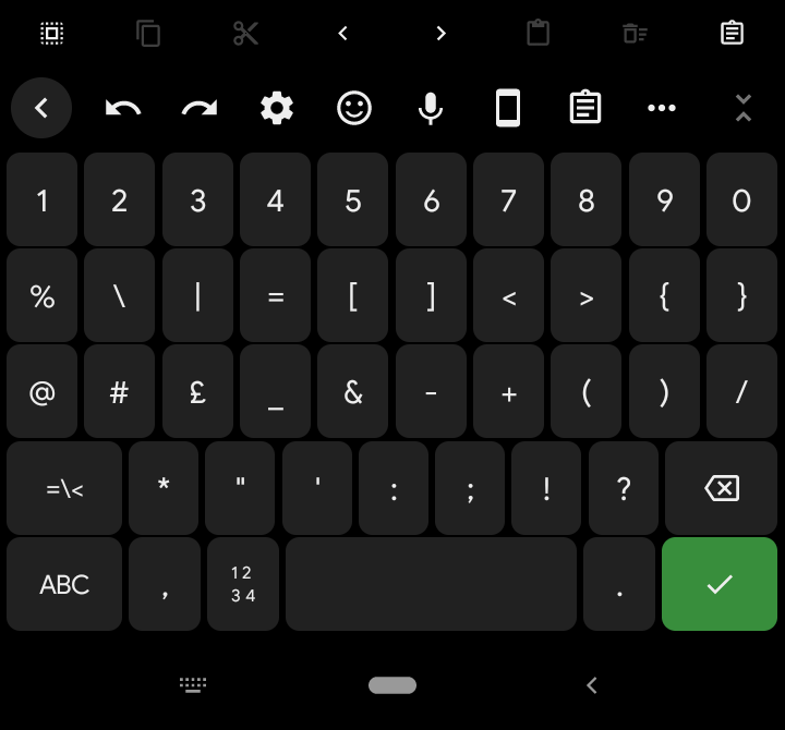 Keyboard height changes when switching between ABC layout & ?123 layout ...