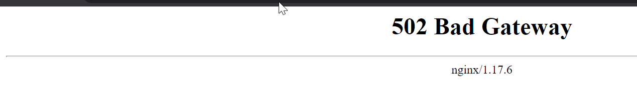 Connection refused) while connecting to upstream, upstream: "http://127 ...