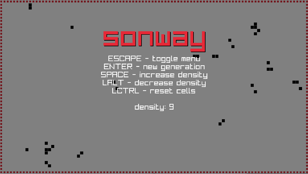 Github St3ph4nnn Sonway Conway Game Of Life Made In Raylib 4 2 Using C 17