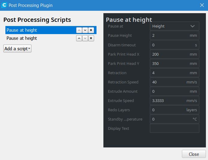 Pause at height Redo layer wrong z value · Issue #7922 · Ultimaker/Cura ...