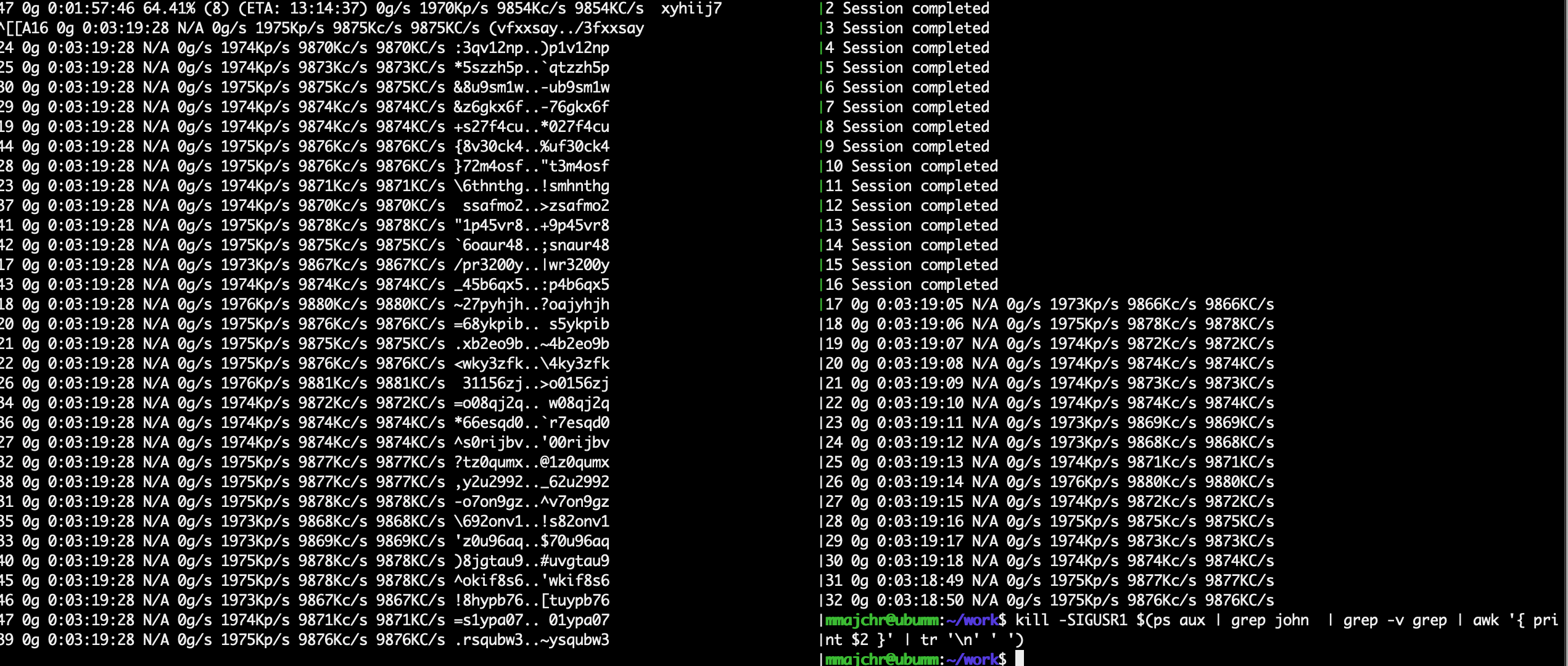 --status of a --fork session fails to consider --node range found in main .rec file · Issue ...