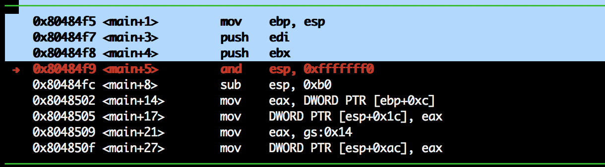 Executed lines of code are not visible · Issue #271 · hugsy/gef · GitHub