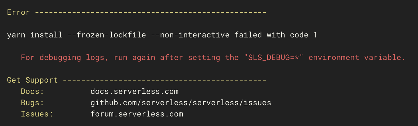Dependencies without versions are added and yarn doesn't like it · Issue #414 · serverless ...