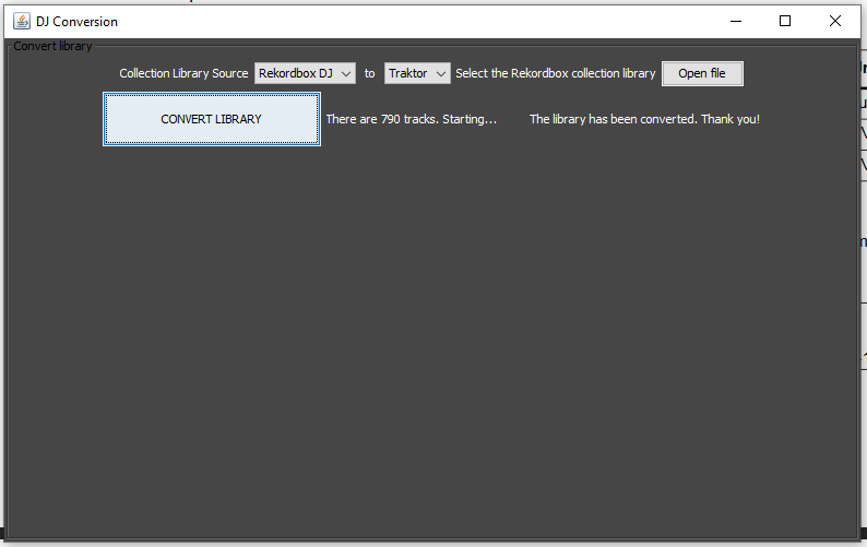 GitHub - fedemille/rekordbox-to-traktor-converter