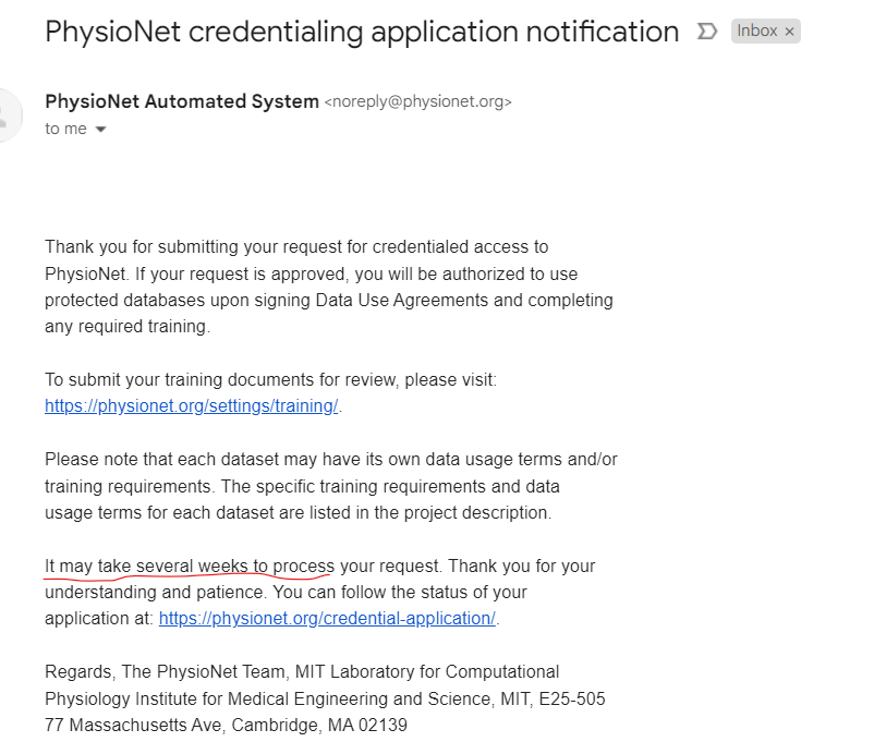 Change Credential Time Length in Credential Email · Issue #2056 · MIT-LCP/physionet-build · GitHub