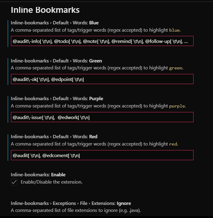 conflict with markdown??? · Issue #17 · tintinweb/vscode-inline-bookmarks · GitHub